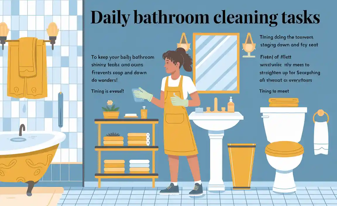 Bathroom Cleaning Schedule For A Fresher Home