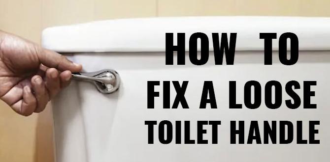 How To Fix A Loose Toilet Handle: Quick & Easy Tips - Bathroom Wiki