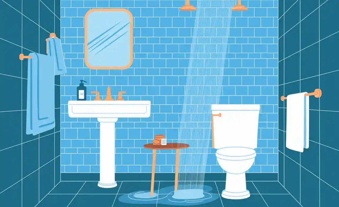 Bathroom Water Pooling Fix That Actually Works