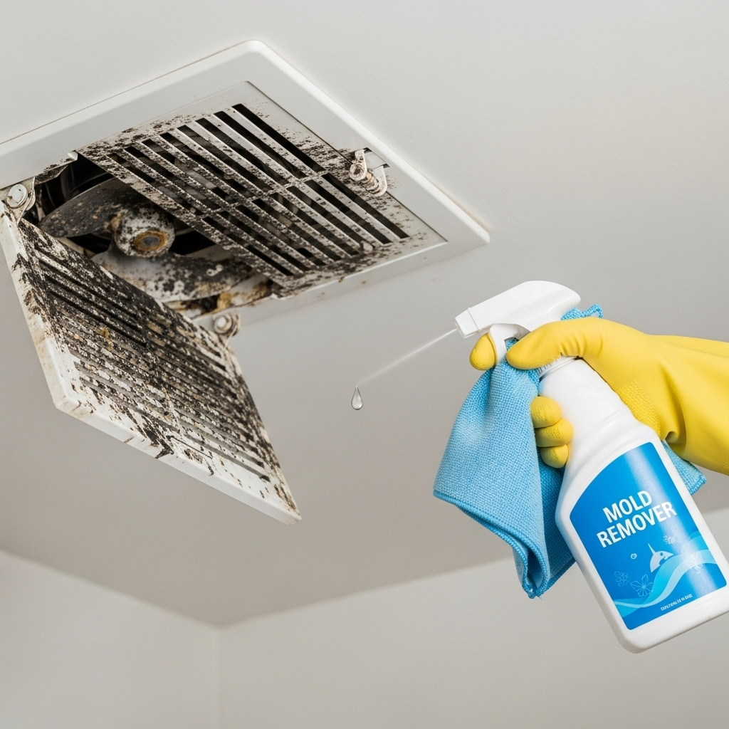 Bathroom Fan Mold: **Effortless** Removal - Bathroom Wiki