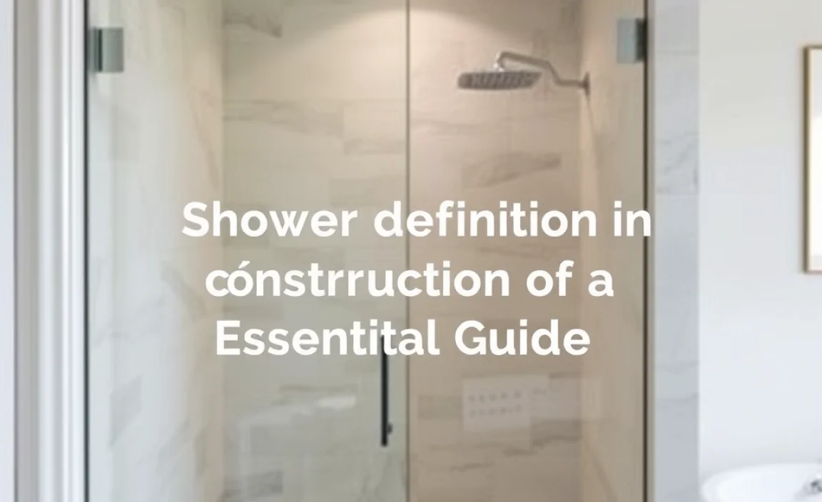 Shower Definition In Construction: Essential Guide - Bathroom Wiki