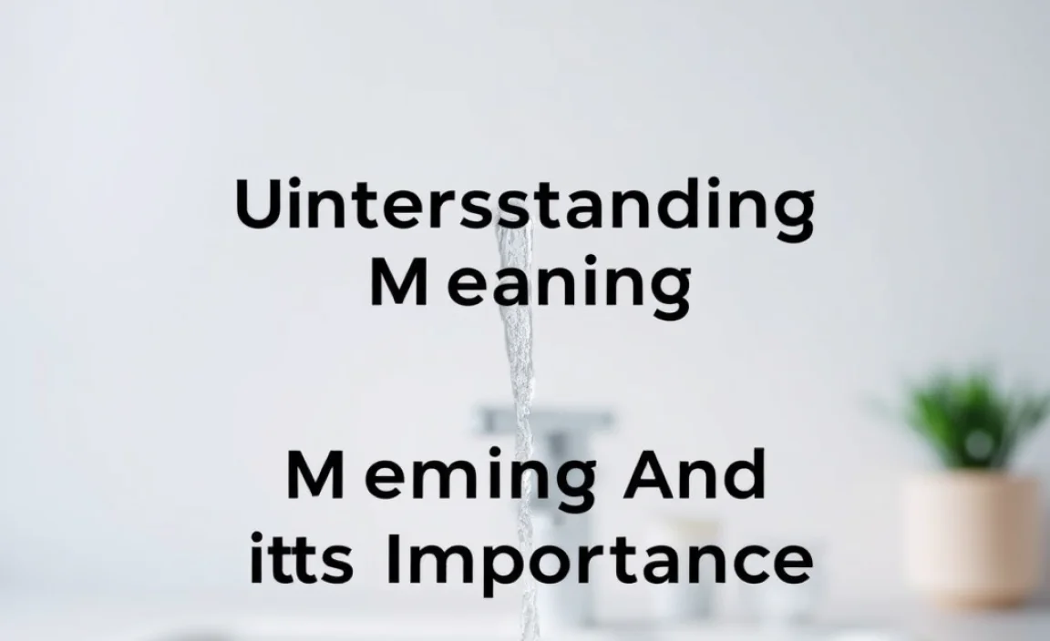 Understanding Water Pressure Meaning: A Simple Guide - Bathroom Wiki