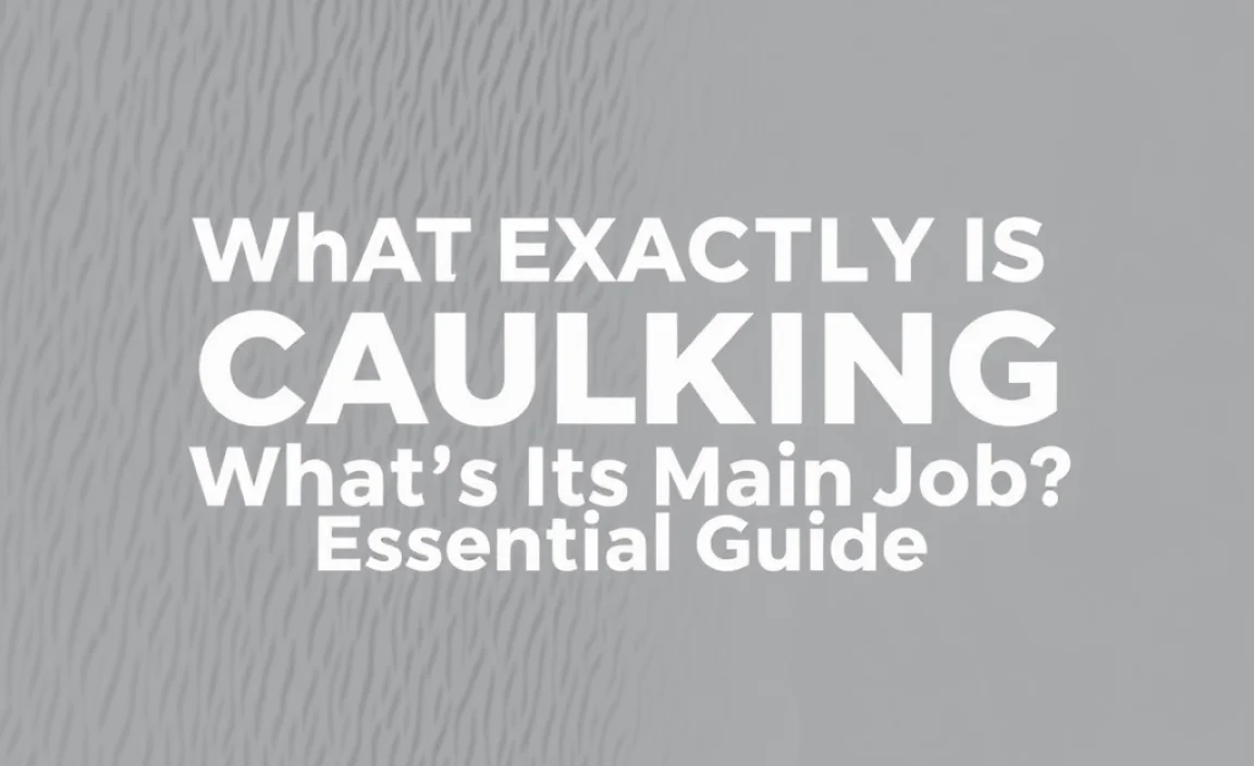 Caulking Function Pros And Cons: Essential Guide - Bathroom Wiki